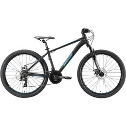 Mountainbike Bikestar Fahrräder Gr. 41cm, 26 Zoll (66,04cm), schwarz für Damen und Herren, Kettenschaltung