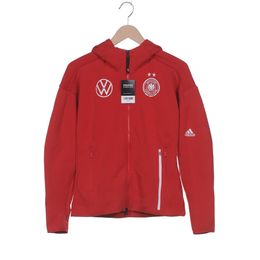 Adidas Damen Kapuzenpullover, rot, Gr. 38