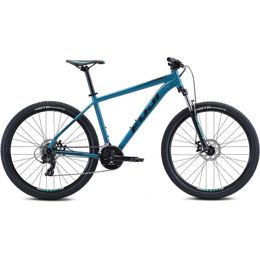 Mountainbike FUJI Bikes "Fuji Nevada 27,5 1.9" Fahrräder Gr. 38cm, 27,5 Zoll (69,85cm), blau (blau + schwarz) für Damen und Herren, Kettenschaltung