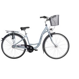 Cityrad SIGN Fahrräder Gr. 43 cm, 28 Zoll (71,12 cm), grau für Damen und Herren