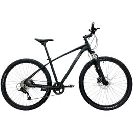 Mountainbike HAWK Bikes "Trail One" Fahrräder Gr. 43cm, 29 Zoll (73,66cm), schwarz für Damen und Herren, Kettenschaltung