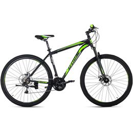 KS-Cycling Mountainbike KS CYCLING "Catappa" Fahrräder Gr. 46cm, 29 Zoll (73,66cm), schwarz (schwarz + schwarz) für Damen und Herren, Kettenschaltung