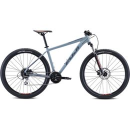 Mountainbike FUJI Bikes "Fuji Nevada 1.7" Fahrräder Gr. 54cm, 29 Zoll (73,66cm), grau (grau + schwarz) für Damen und Herren, Kettenschaltung