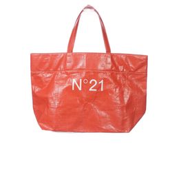 N21 Damen Handtasche, orange, Gr.