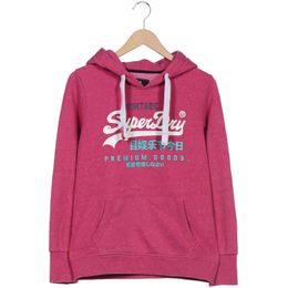 Superdry Damen Kapuzenpullover, pink, Gr. 38