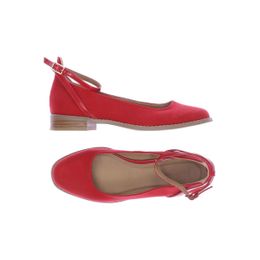 Asos Damen Ballerinas, rot, Gr. 4