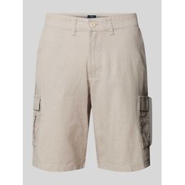 McNeal Regular Fit Leinenshorts mit Cargotaschen