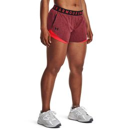 Under Armour Trainingsshorts "Play Up Twist" in Bordeaux - L