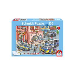 Schmidt Spiele 100tlg. Puzzle "Polizeieinsatz" - ab 6 Jahren