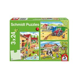 Schmidt Spiele 72tlg. Puzzle "Auf dem Bauernhof" - ab 3 Jahren