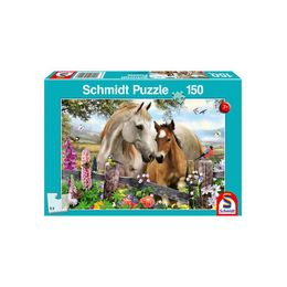 Schmidt Spiele 150tlg. Puzzle "Stute und Fohlen" - ab 7 Jahren