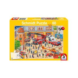 Schmidt Spiele 60tlg. Puzzle "Feuerwehrstation" - ab 5 Jahren