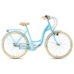 Cityrad Dacapo "Milano" Fahrräder Gr. 51 cm, 28 Zoll (71,12 cm), blau (hellblau, hellblau) für Damen, Nabenschaltung