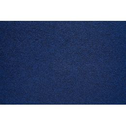 ANDIAMO Teppichboden "Velours Sina" Teppiche Uni Farben, Breite 400 cm, strapazierfähig, pflegeleicht, Wohnzimmer Gr. B/L: 400 cm x 1200 cm, 9 mm, 1 St., blau (marine) Teppichboden