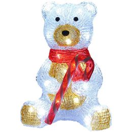 Monzana Led Acryl Figur Weihnachten Außen Innen Schneemann Santa Eisbär Pinguin Teddy Hirsch Wichtel Stern Weihnachtsmann Weihnachtsdekoration