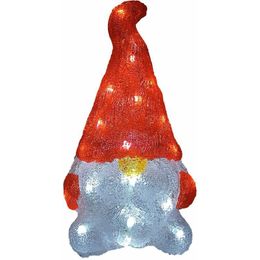 Monzana Led Acryl Figur Weihnachten Außen Innen Schneemann Santa Eisbär Pinguin Teddy Hirsch Wichtel Stern Weihnachtsmann Weihnachtsdekoration