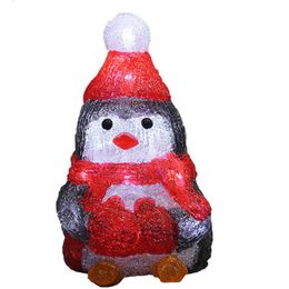 Monzana Led Acryl Figur Weihnachten Außen Innen Schneemann Santa Eisbär Pinguin Teddy Hirsch Wichtel Stern Weihnachtsmann Weihnachtsdekoration