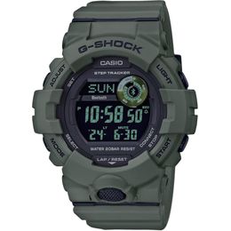 Smartwatch Casio G-SHOCK "G-Squad, GBD-800UC-3ER" Smartwatches grün (dunkelgrün) Fitness-Tracker Quarzuhr,Armbanduhr Herrenuhr,Schrittzähler,bis 20 bar wasserdicht