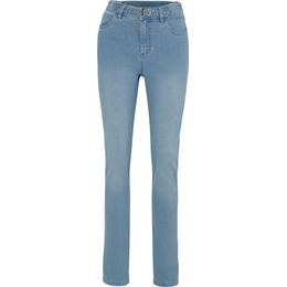 Damen Jeans mit rückwärtigem Dehnbund blue-bleached, Größe 56