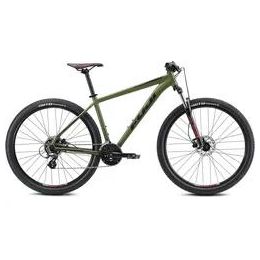 Mountainbike Fuji BIKES "Fuji Nevada 29 4.0 LTD" Fahrräder Gr. 43cm, 29 Zoll (73,66cm), grün (navy + schwarz) für Damen und Herren, Kettenschaltung