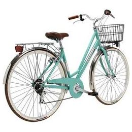 Cityrad ADRIATICA "PANAREA" Fahrräder Gr. 45cm, 28 Zoll (71,12cm), blau (türkis + türkis) für Damen, Kettenschaltung