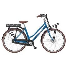 E-Bike Telefunken "Multitalent RT530" E-Bikes Gr. 49cm, 28 Zoll (71,12cm), blau Pedelec, Elektrofahrrad für Damen u. Herren