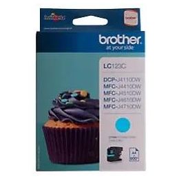 Brother LC123C Original Tintenpatrone Cyan