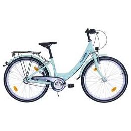 Jugendfahrrad Performance Fahrräder Gr. 35cm, 24 Zoll (60,96cm), grün Kinder für Damen, Nabenschaltung