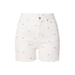QS Jeans Damen Größe 25/26 orange / white denim