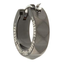 Diesel Earring male Black size One Size