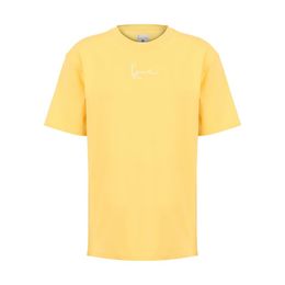 Karl Kani T-Shirt 'Essential' Herren Gr&ouml;&szlig;e M gelb / wei&szlig;