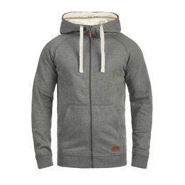 Blend Sweatjacke 'Speedy' Herren Gr&ouml;&szlig;e XL braun / grau / wei&szlig;
