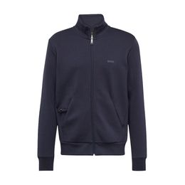 BOSS Zip-Up Hoodie 'Skaz' male Blue size 4XL