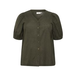 Kaffe CURVE Bluse 'Vicca' Damen Gr&ouml;&szlig;e 4XL oliv