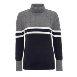 Jacey Quinn Pullover Damen Größe L dunkelgrau / schwarz / weiß