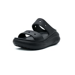 Crocs Pantolette 'Classic Crush' Herren Gr&ouml;&szlig;e 38/39 schwarz / wei&szlig;