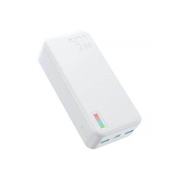 Joyroom Power Bank Dazzling 22.5W 30000mAh JR-QP196 (white) Powerbank (Akku) - Weiß - 30000 mAh