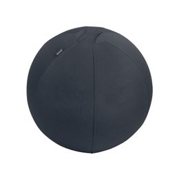 Leitz Ergo Active Sitzball mit Anti-Wegroll-Design, 55cm Dunkelgrau Ball chair - Stoffbezug - Bis zu 120 kg