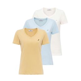 Moxx Paris Shirt female Blue, Yellow, White size M