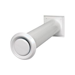 Duka Wall valve with insect net Ø100 mm white