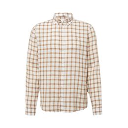 Casual Friday Button Up Shirt 'Anton' male Brown, White size XXXL