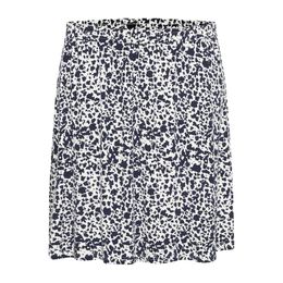 Kaffe CURVE Rock 'Charlotta' Damen Größe 42 marine / weiß