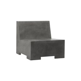 house doctor Beton-Loungesessel Loun, L 82 x B 70 x H 67 cm