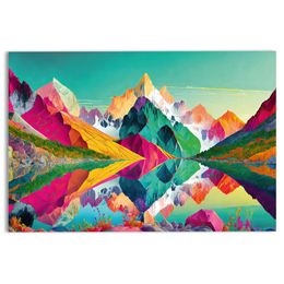 SONSTIGE Glasbild BRIGHT MOUNTAINS