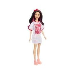 Mattel Barbie Fashionistas-Puppe mit wei&szlig;em T-Shirt-Kleid