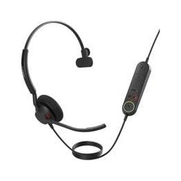 Jabra Engage 40, Headset schwarz, Mono, UC, USB-C, Inline Link