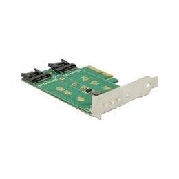 Delock PCI Express Karte > 3 x M.2 Slot, Controller