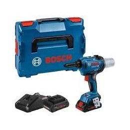 Bosch Akku-Nietpistole GRG 18V-16 C Professional, 18Volt blau/schwarz, 2x Li-Ion Akku ProCORE18V 4,0Ah, in L-BOXX