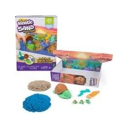 Spin Master Kinetic Sand Project Planet - Schildkr&ouml;ten Spielset, Spielsand 680 Gramm Sand