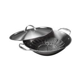 Weber CRAFTED Wok & Dampfgarer mit D&uuml;nsteinsatz 7684 edelstahl